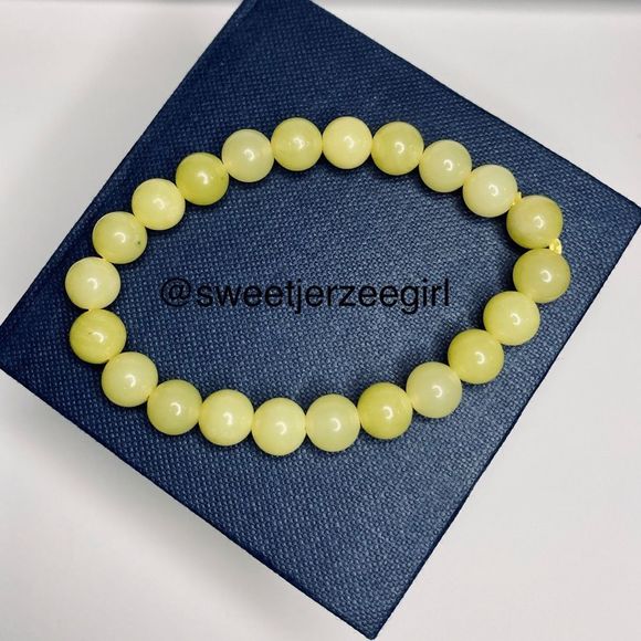 Jewelry | Lemon Jade Stretch Bracelet | Poshmark
